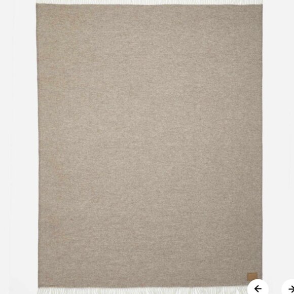 Brooklinen | Bedding | Brooklinen Pure Wool Throw Blanket Latte | Poshmark